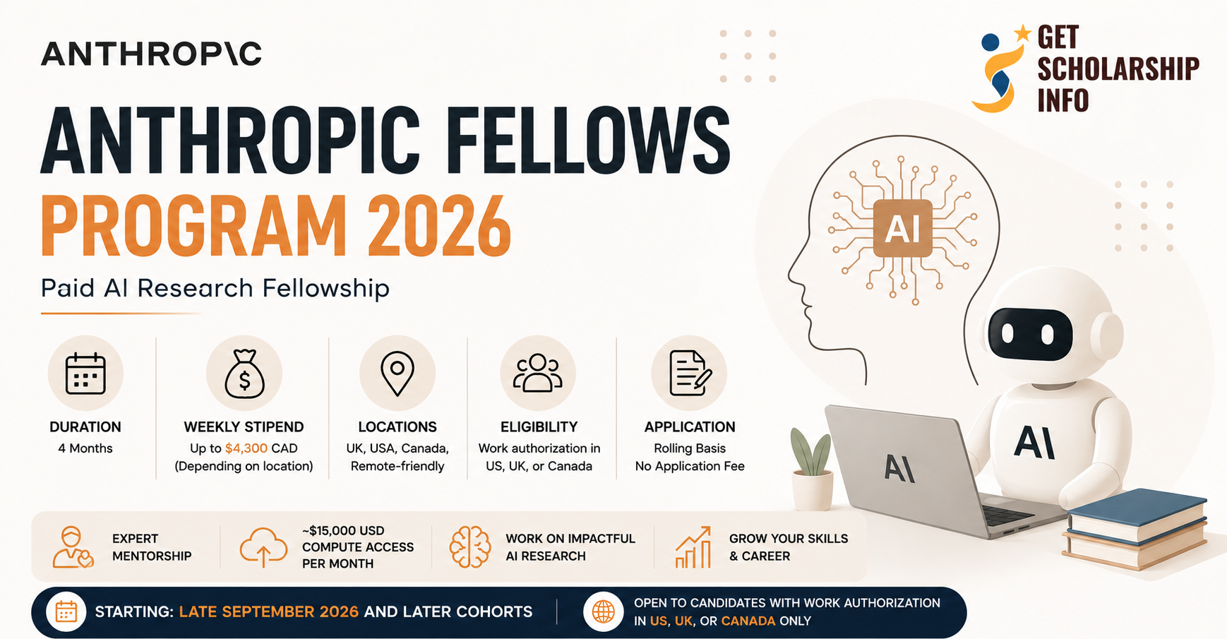 Anthropic Fellows Program 2026 – Paid AI Research Fellowship - Get ...